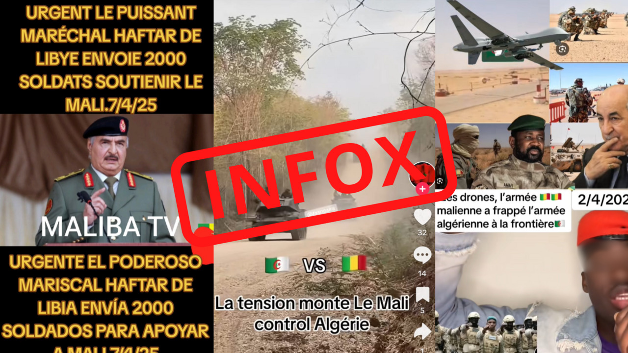Tensions Mali-Algérie: la désinformation souffle sur les braises - Les dessous de l'infox, la ...